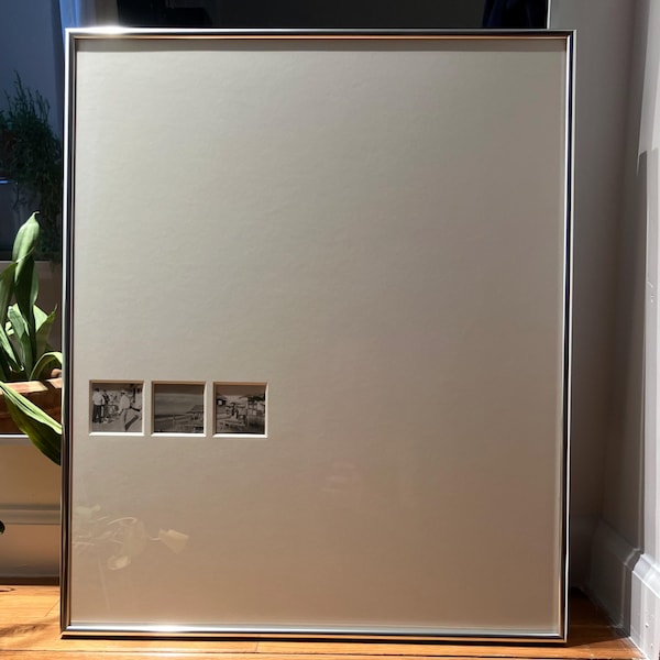 Polished Silver Metal Picture Frame: Thin Minimalist Scandinavian ...