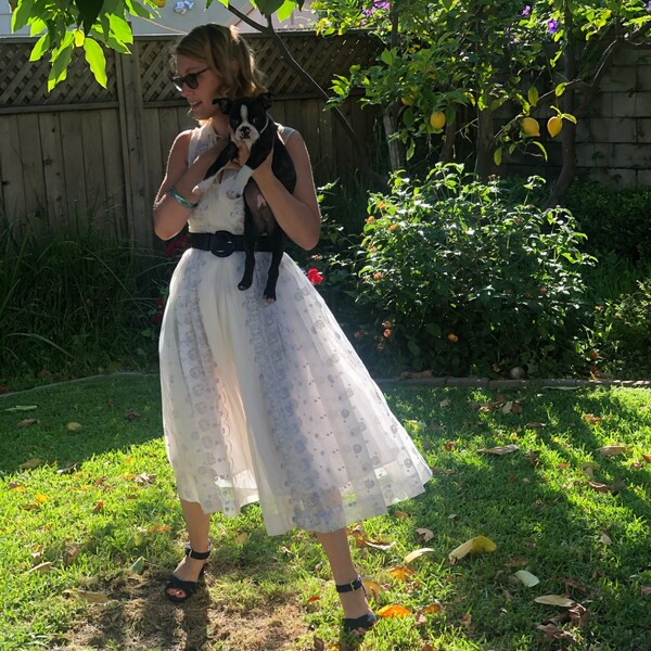 1970s Blue Macrame Lace Trimmed Suit by Lilli Ann | MEDIUM - Etsy