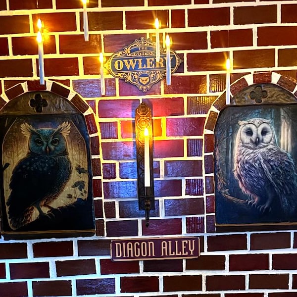 The Owlery | Magical Sign | 13" W X 8.5 L X .25 D | Magic Sign ...