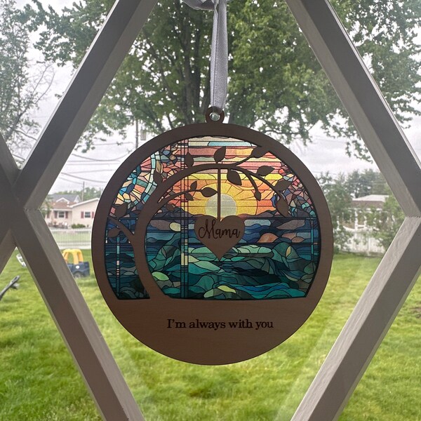 Sympathy Gift, Memorial Suncatcher, Sympathy Gift, Loss of Mom, Mother ...