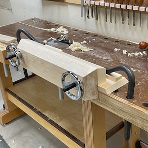 Simple Workbench Holdfast, 3/4" or 1" Hole. Hand Forged by Black Bear ...