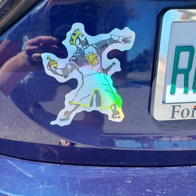 Alien Sticker W Bigfoot UFO Sasquatch Flying Saucer, Don't Stop ...