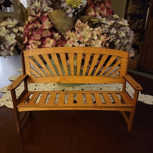 Miniature Doll Park Bench for 1:6 Scale for 11-12 Inch Doll - Etsy