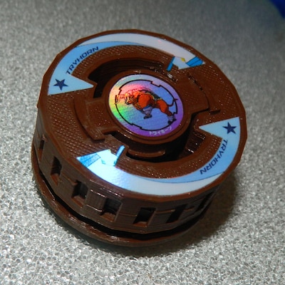 Beyblade Black Ranger Power Ranger Dino Thunder Komplettes 3D Druck PLA ...