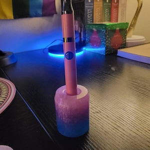 Vape Pen Stand Vape Pen Holder Handmade Rainbow Clouds and Glitter ...