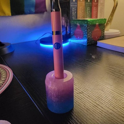 Vape Pen Stand Vape Pen Holder Handmade Rainbow Clouds and Glitter ...