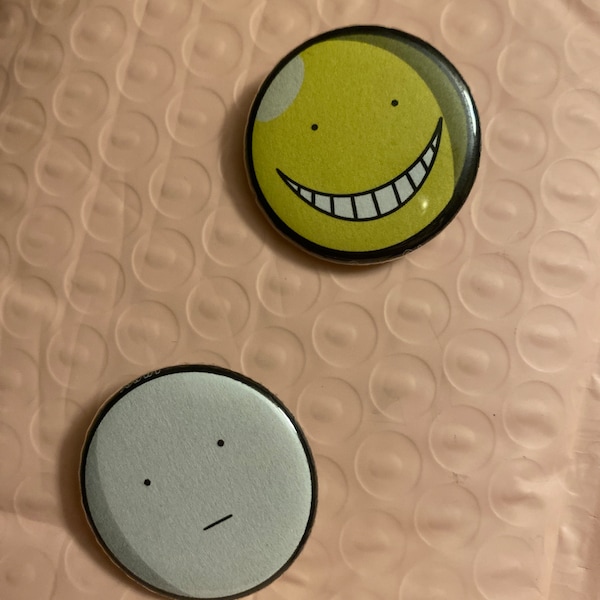 Korosensei Assassination Classroom Pinback Button Pins - Etsy