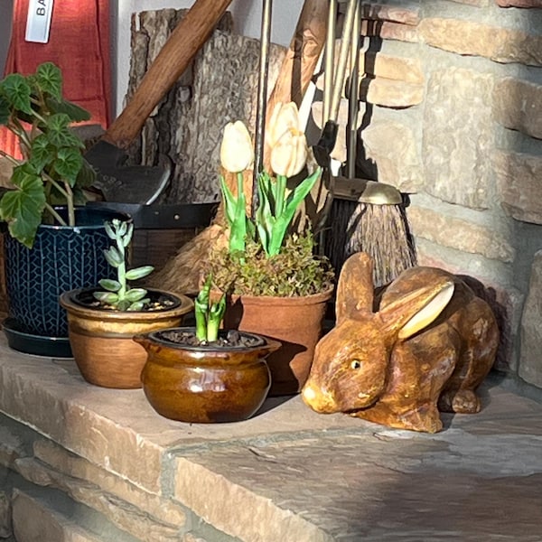 Primitive Tulip Pots - Etsy