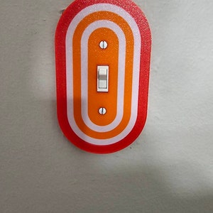 Vintage Oval-shaped Plug Outlet Plate Cover, Duplex Power Outlet ...