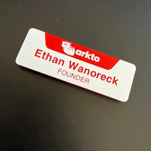 Custom Engraved Name Tags Personalized Engraved Employee - Etsy