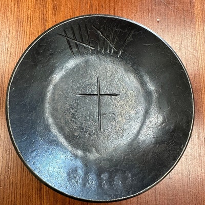 Hand Forged Hammered Round Metal Jewelry Dish, Key Dish Jewelry Holder ...