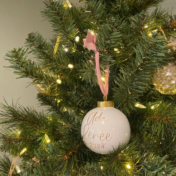 Kid's Handwritten Ornament, Sentimental, Milestone Ornament, Custom ...