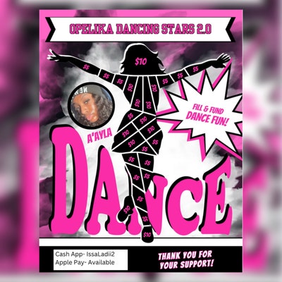 UNIQUE BALLET Fill in Game Board Fundraiser Editable Dance Fundraising ...