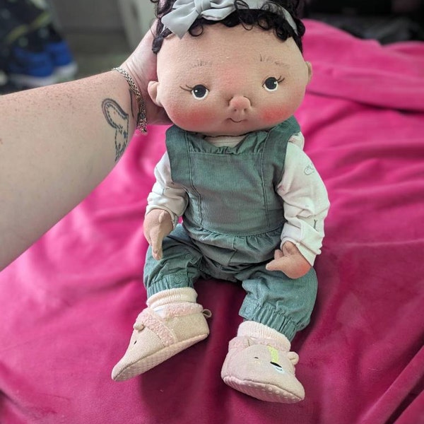 Sewing Doll Patterns Cloth Doll Pattern PDF Pattern- How to Make a Soft ...