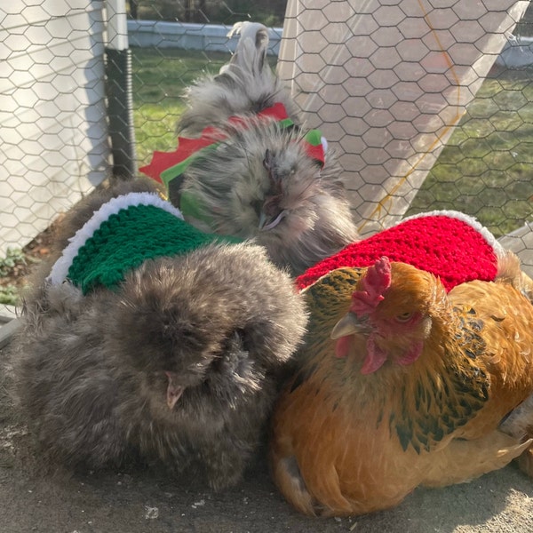 Chicken Sweater Chicken Saddle Sweater for Chicken Molting Season Hen ...