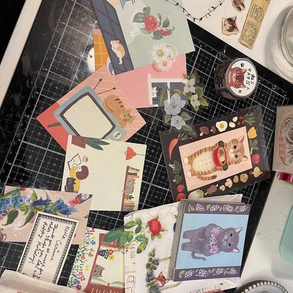 Mindwave Utakata Seal Sticker Sheet L Stickers for Journaling L Planner ...