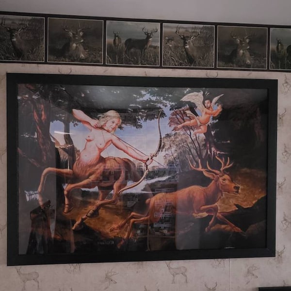 LESLIE KNOPE Centaur Painting Poster - Etsy