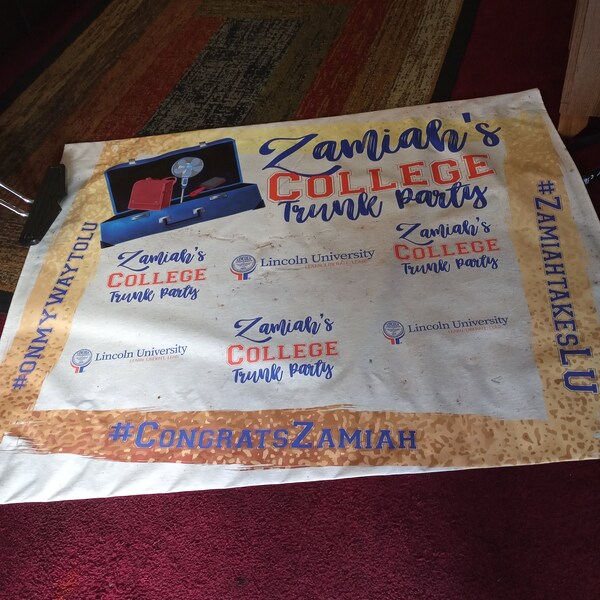 Trunk Party Backdrop, College Trunk Party Backdrop, Graduation Step and ...