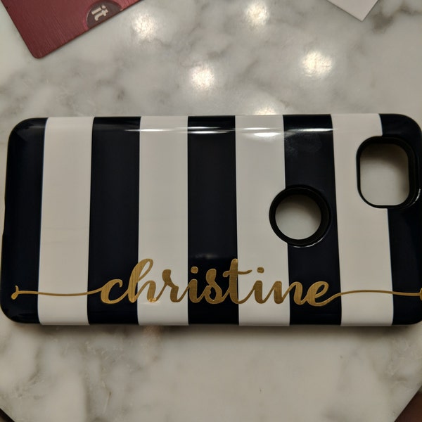Personalized Name Decal: Custom Vinyl Sticker for Phone, Car - Etsy