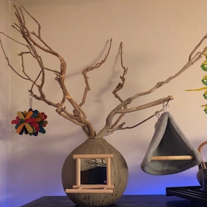 Handmade Cozy Bird Tent With a Perch. Perfect for Caiques - Etsy