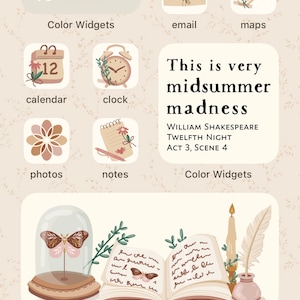 Light Academia Aesthetic IOS 14 Icons Pack, Beige Academia Ios App ...