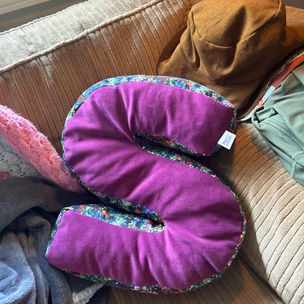 Letter Pillow PDF Sewing Tutorial With Video, DIY Letter Cushion, PDF ...