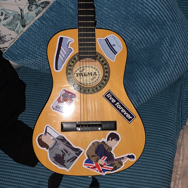Oasis Inspired Sticker Pack (6pcs) - Unofficial Merchandise, Liam ...