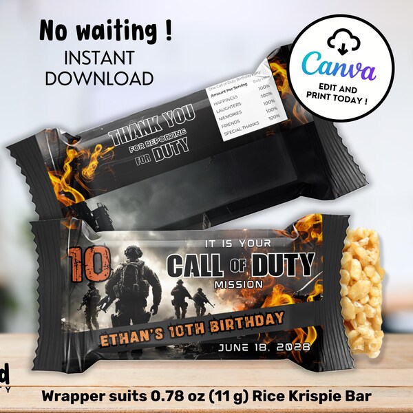 Canva Rice Krispies Treat Mockup, Party Favor Mockup, Krispies Treat ...