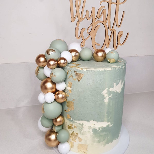 Personalised is One Cake Topper Birthday Cake Topper Cake Decoration ...