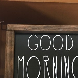 Good Morning Wood Sign Rustic Wood Sign Rustic Home Decor | Etsy
