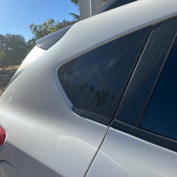 Fits 2018-2023 Subaru Crosstrek Rear Side Window Mountain Tree Outdoor ...