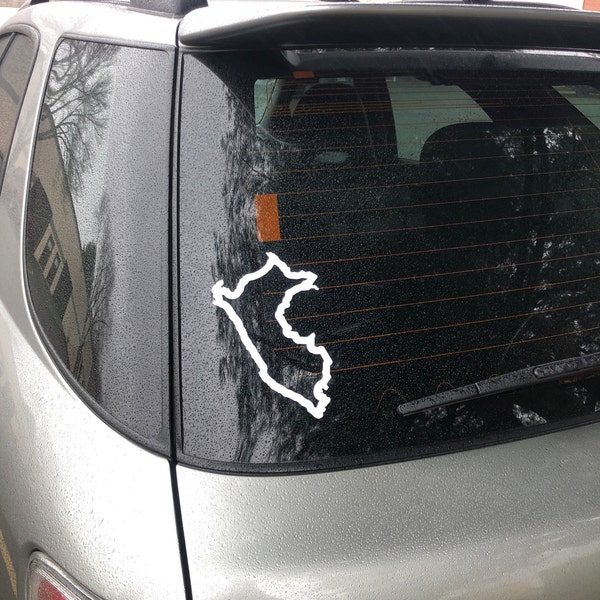Peru Country Sticker Truck Car Window Laptop Vinyl Decal 6" Sticker - Etsy