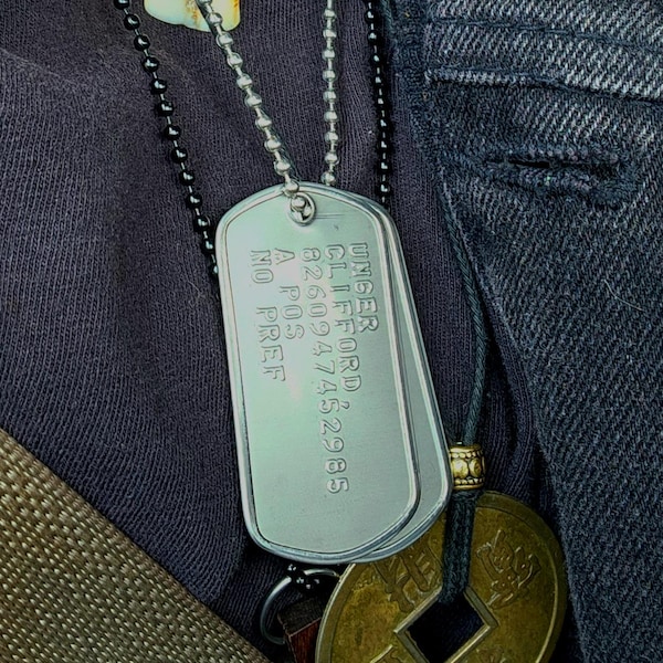 Death Stranding Cliff Unger Military Dog Tags - Etsy