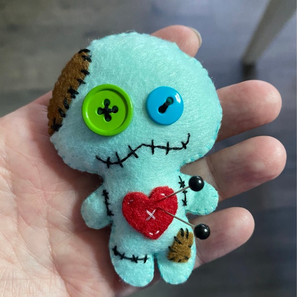 Voodoo Doll Sewing Pattern PDF/ SVG, Halloween Creepy Doll, DIY Felt ...