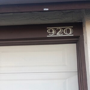 House Numbers, 6 Metal Address Sign - Etsy