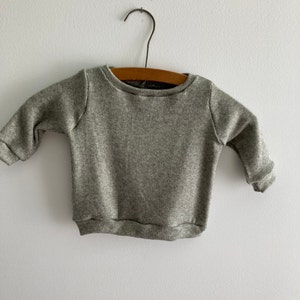 Easy Baby and Toddler Sweatshirt PDF Sewing Pattern Size 0 - Etsy
