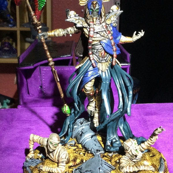 Undead Anubis, Ancient Egyptian God King - Archvillain Games Printed ...