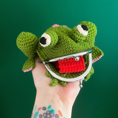 Frog Coin Purse Crochet Pattern - Etsy