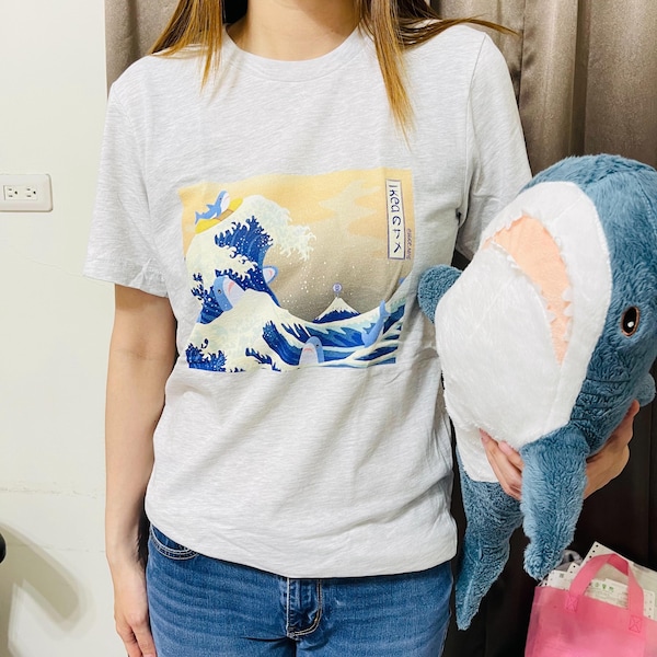 Cute Shark Blahaj What to Nom Waterproof Sticker | Funny Parody Kawaii ...