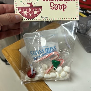 ELF Kisses Treat Bag Christmas Toppers, Printable Christmas Toppers ...