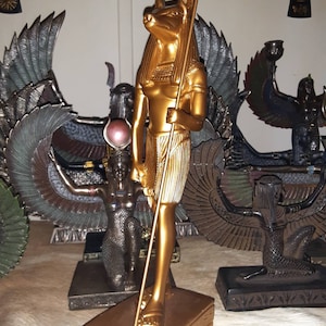 Lord Anubis Sacred Statue Unique Jackel Headed God Anubis Statue Black ...
