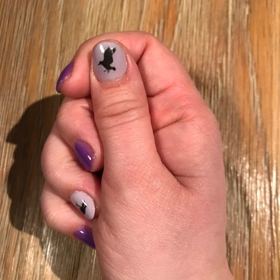 RAVEN Nail Decals Black CROWS Nail Art MEGAPACK Edgar Allen Poe Gothic ...