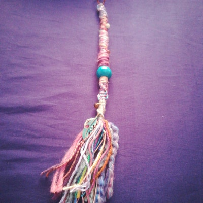 Hemp Macrame Boho Hair Wrap Yarn Dreadlock Decoration for Hair - Etsy