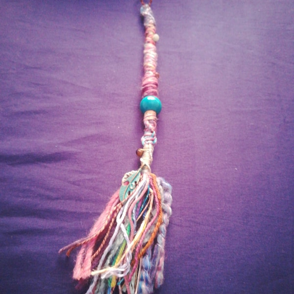 Hemp Macrame Boho Hair Wrap Yarn Dreadlock Decoration for Hair - Etsy