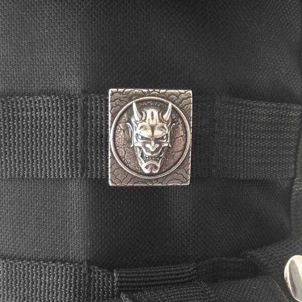Oni Mask Patch Molle Clip | Tactical EDC Gear Morale Patches - Etsy