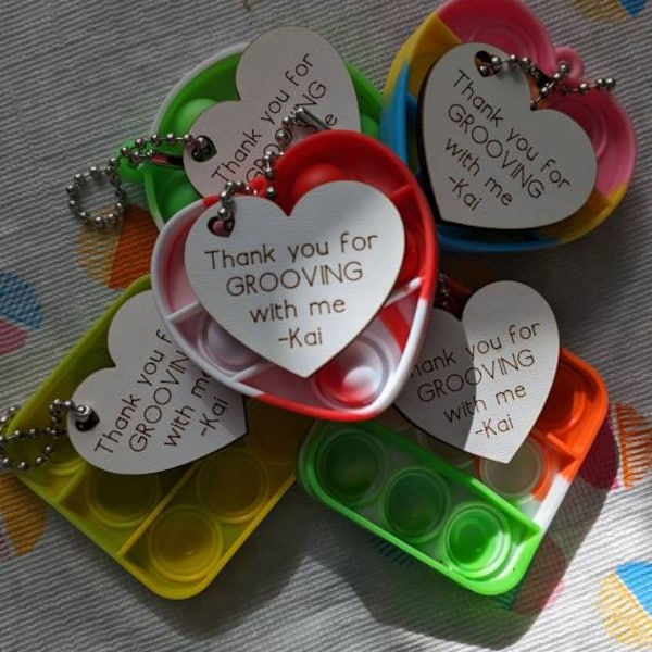 Set of Mixed Pop Its Birthday Party Favor for Kids | Non Candy ...