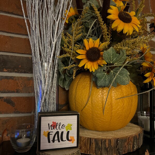 Fall Decor, Thanksgiving Decor, Fall Signs, Tiered Tray Decor, Mini ...