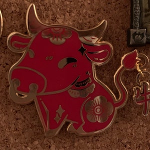 The Ox - Zodiac Enamel Pin Series - Etsy