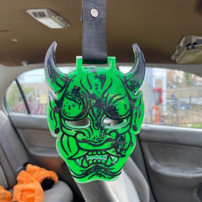 Kitsune Fox & Oni Blade Sticker - Etsy