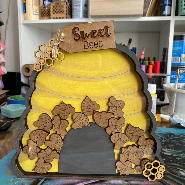 Chunky Sunflower SVG File Tiered Tray Decor - Etsy